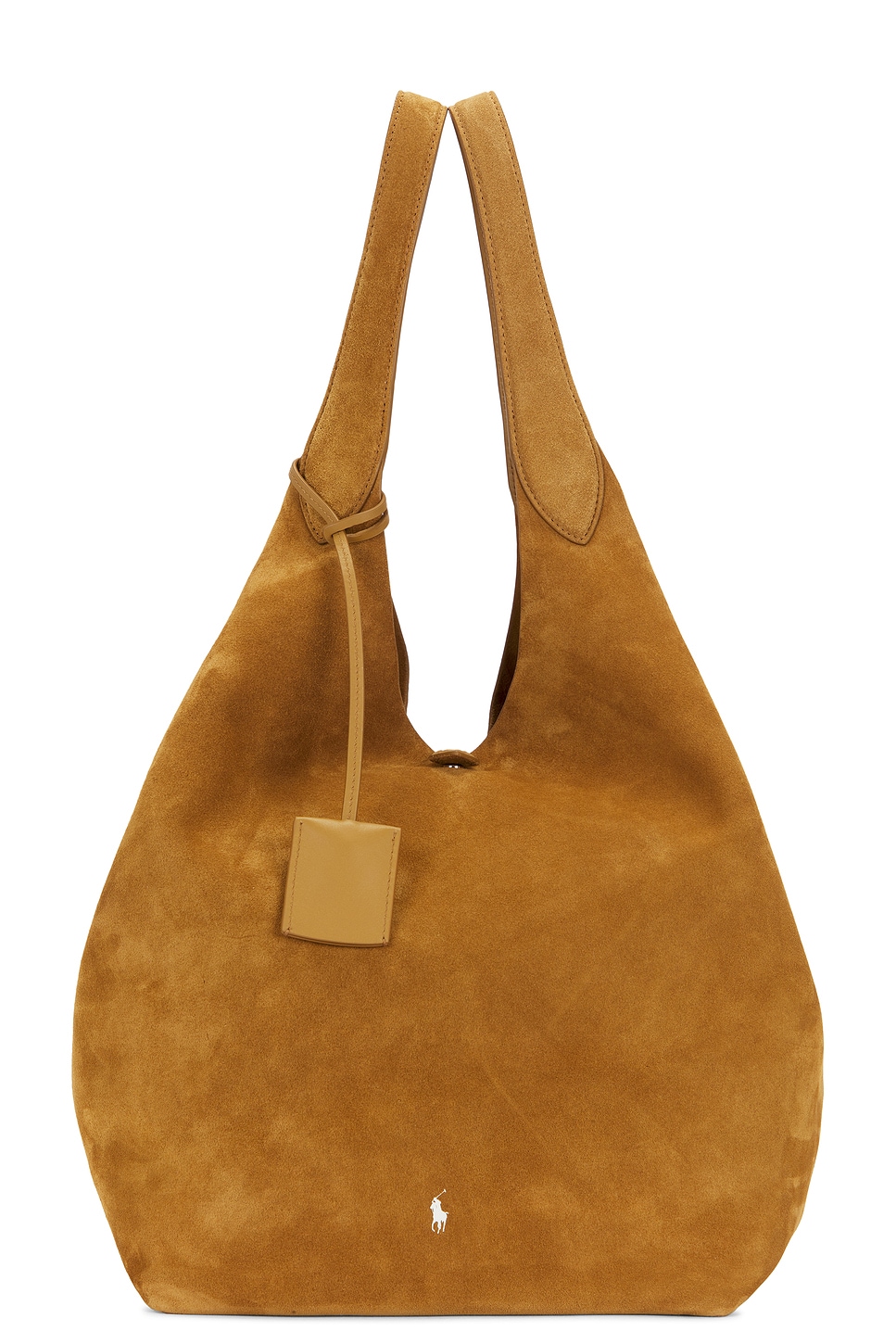 Polo Ralph Lauren Suede Large Tote in Caramel | REVOLVE