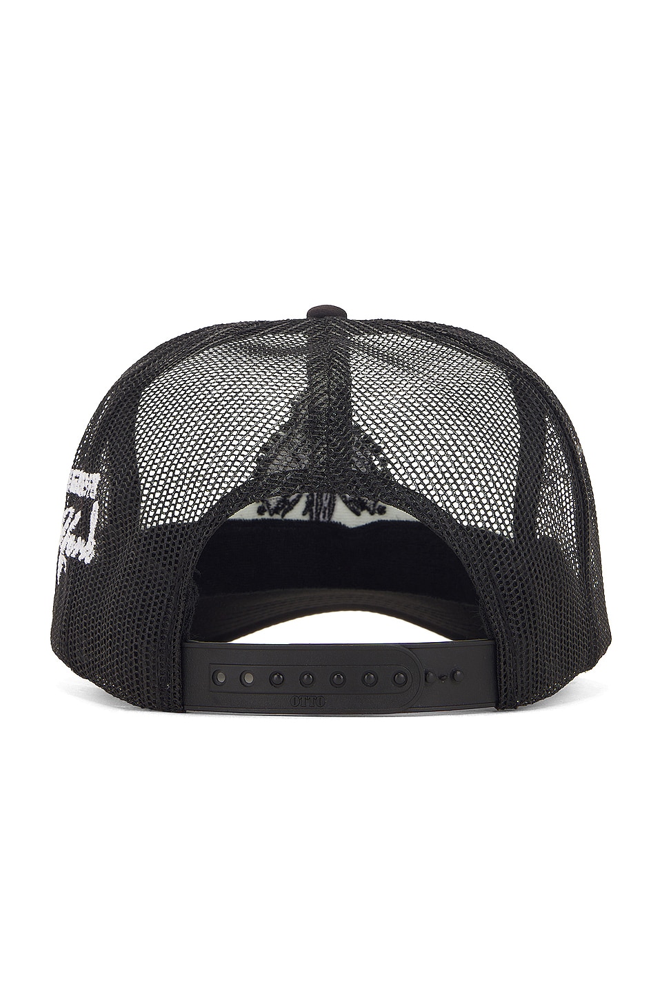 Pleasures x REVOLVE Flame Trucker Cap in Black & White | REVOLVE