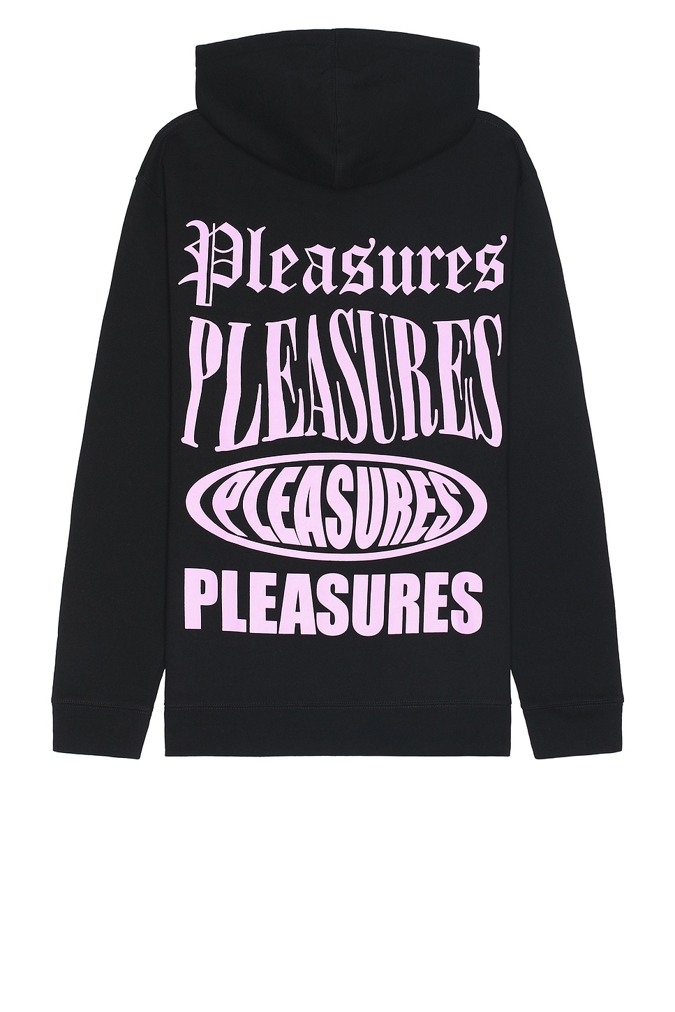 Pleasures Stack Hoodie in Black | REVOLVE