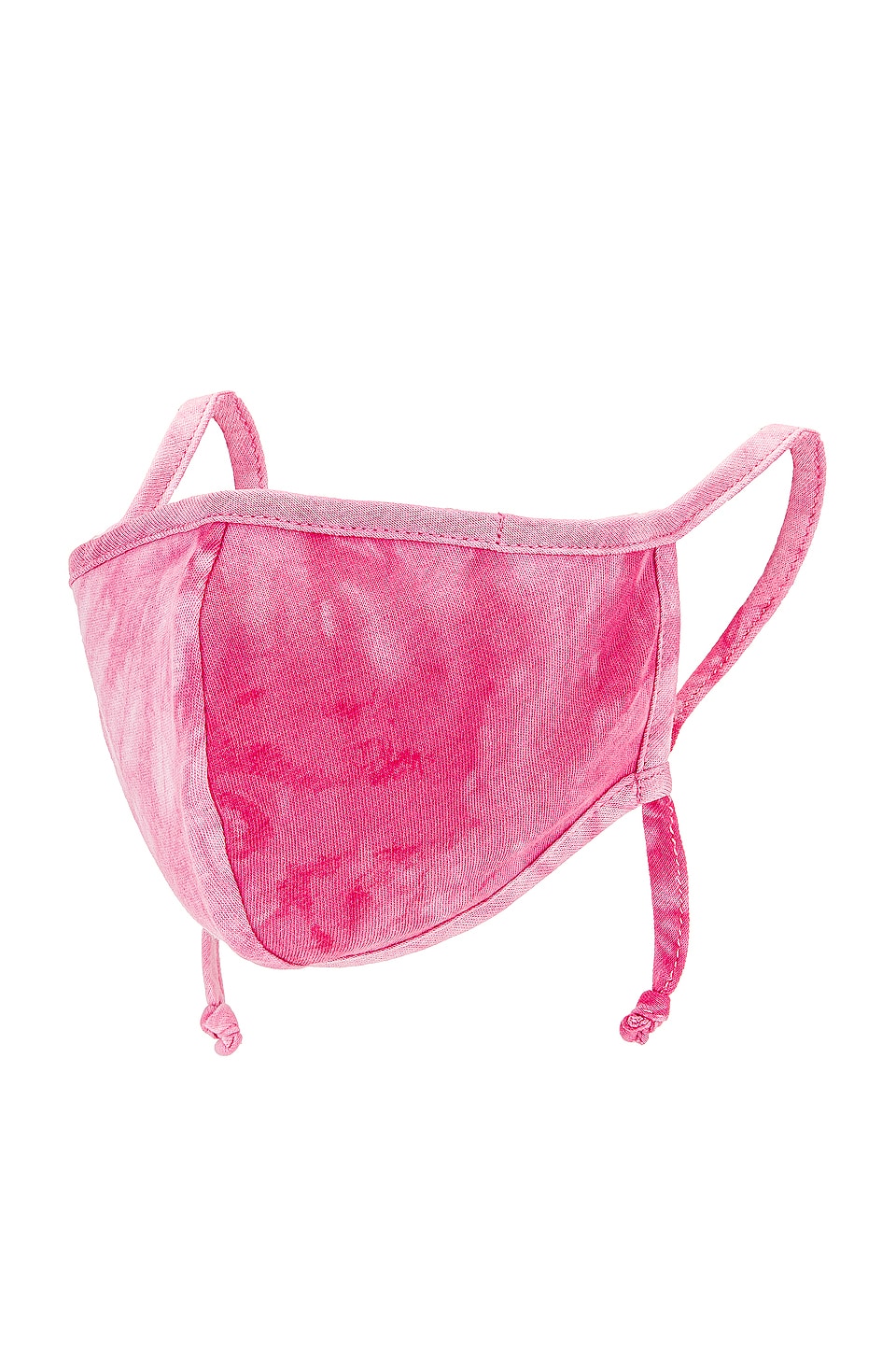 Plush Adjustable Face Mask in Pink Tie Dye | REVOLVE