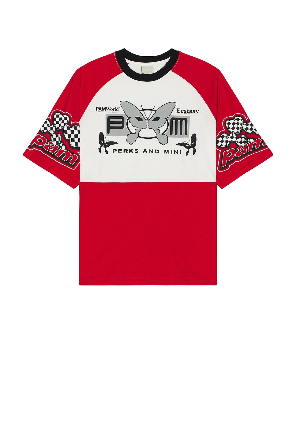 P.A.M. Perks and Mini Racer Contrast Tee in Multi | REVOLVE