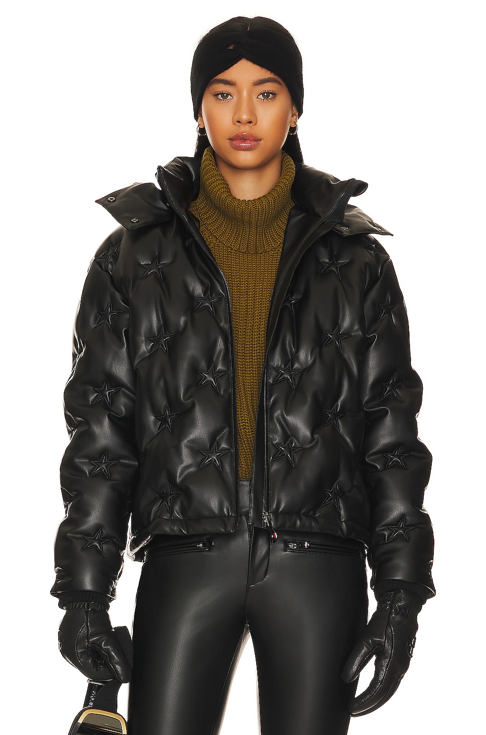 Perfect Moment Supernova Duvet Jacket in Black | REVOLVE