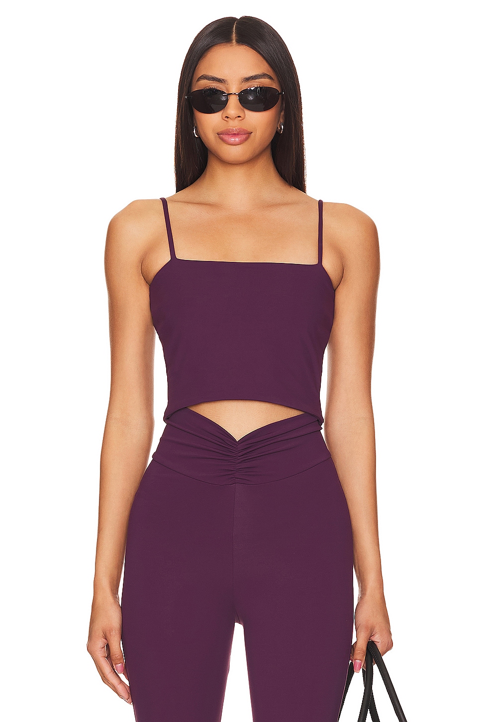 Port de Bras Base Tank Top in Fig | REVOLVE