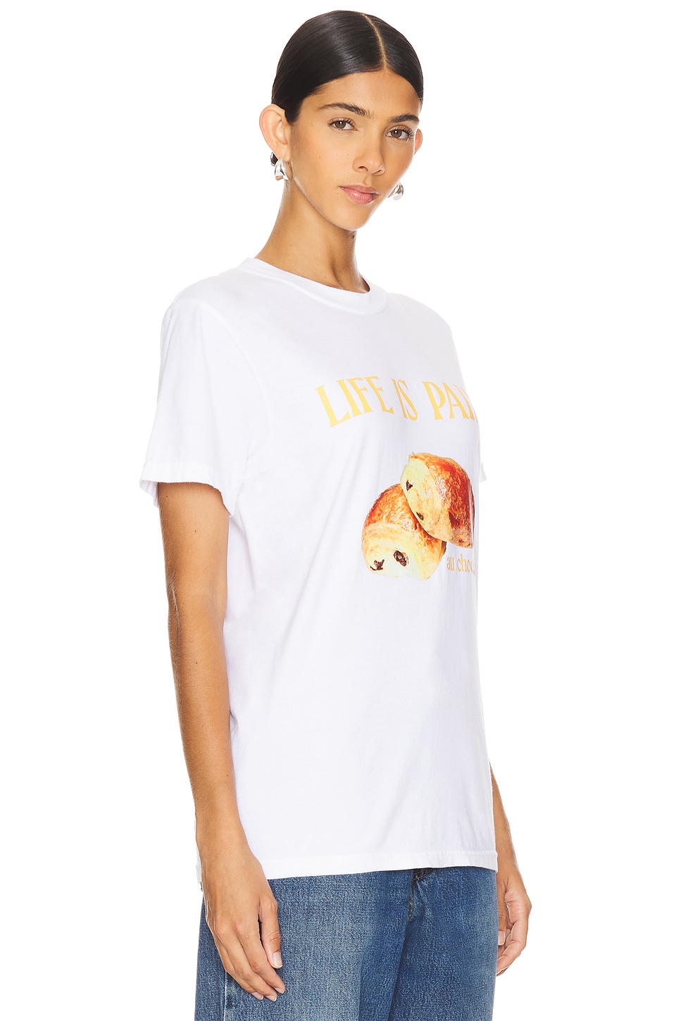 Polychrome Goods Life Is Pain T Shirt in White | REVOLVE