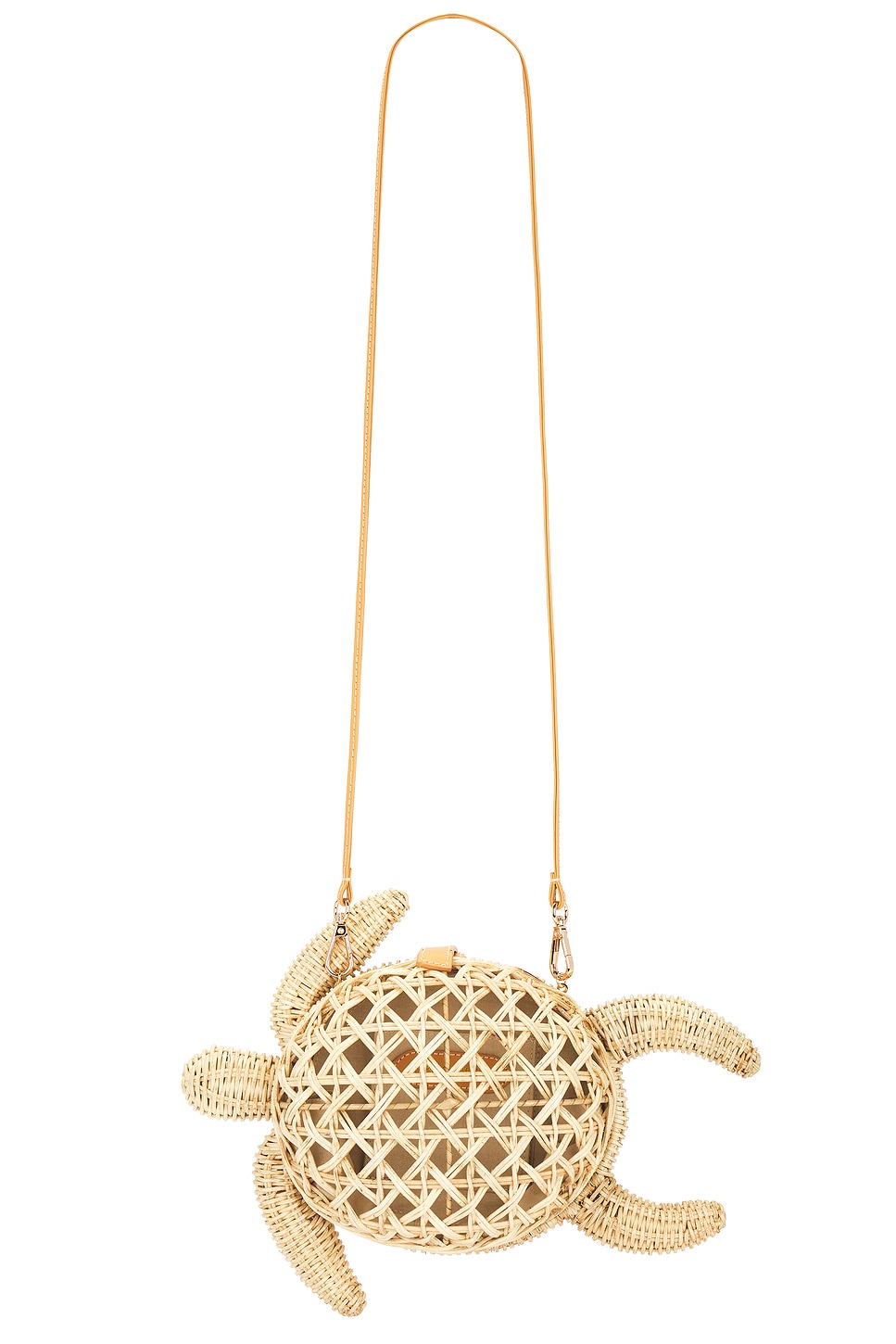 Poolside The Tortoise Shoulder Bag in Natural | REVOLVE