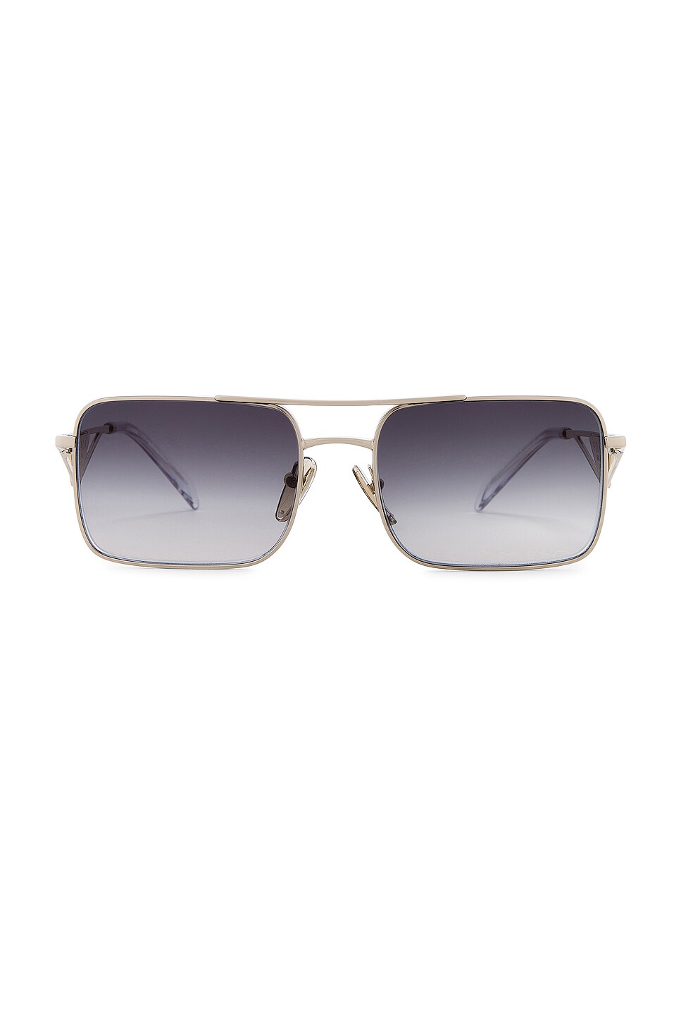 Prada Aviator Sunglasses in Pale Gold | REVOLVE