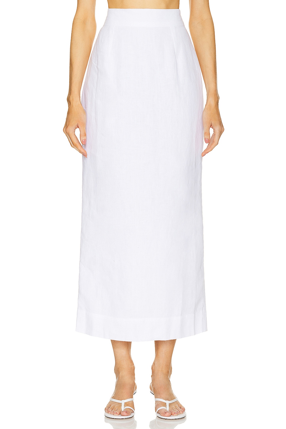 Posse Emma Pencil Skirt in Ivory | REVOLVE