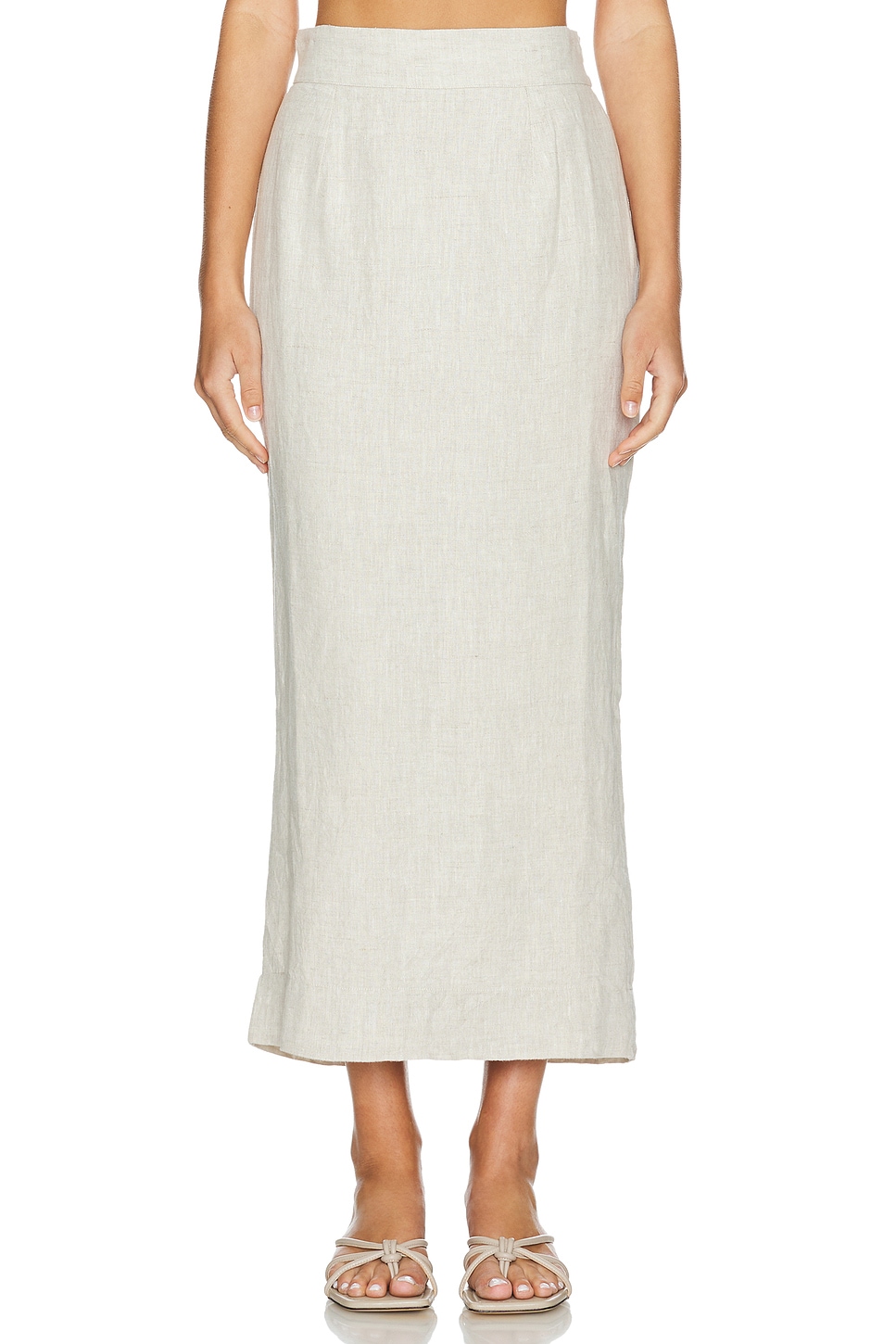 Posse Emma Pencil Skirt in Natural | REVOLVE