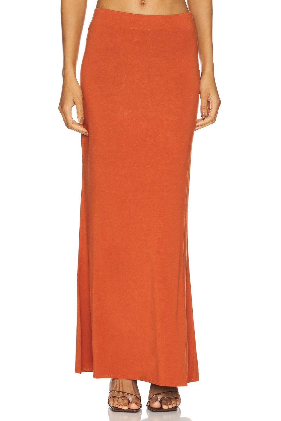 Posse Mason Skirt in Burnt Orange | REVOLVE