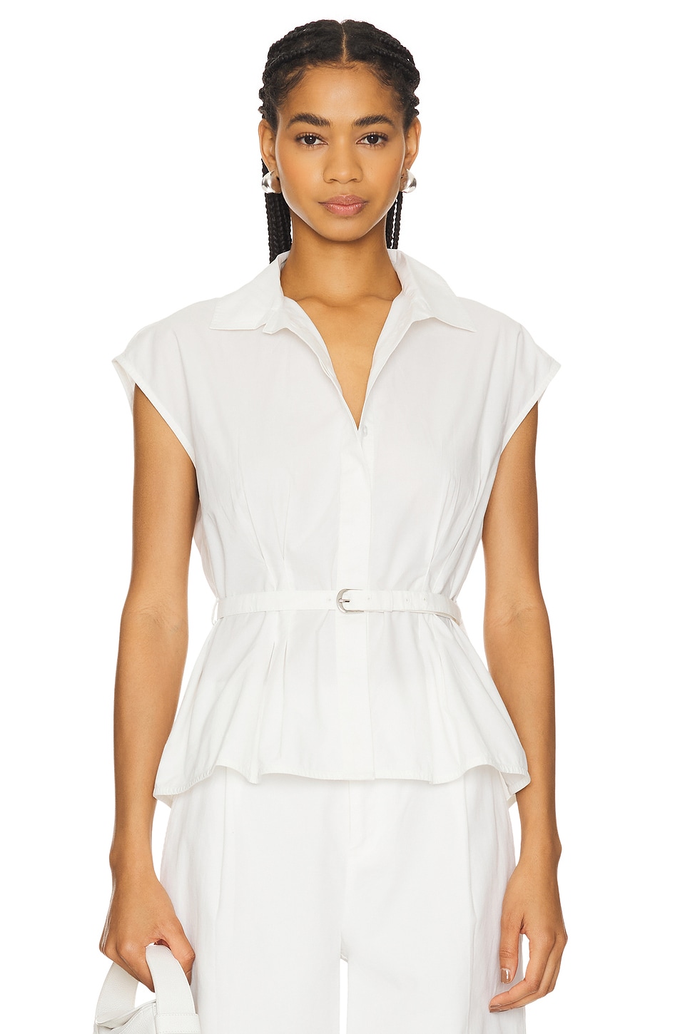 Posse Juno Shirt in Ivory | REVOLVE