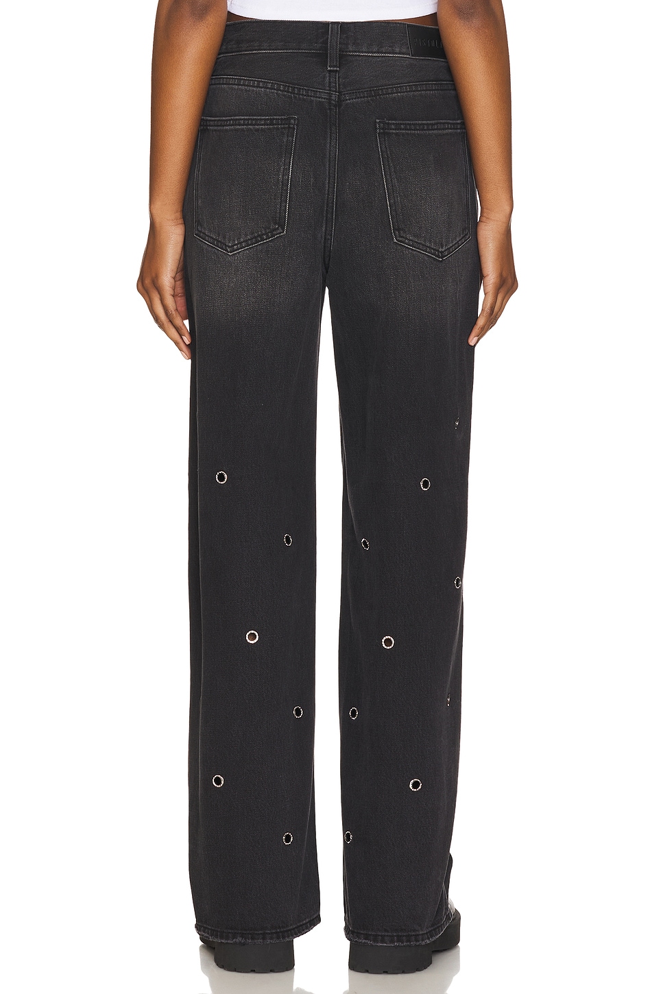 PISTOLA Hendrix High Rise Wide Leg Jeans in Glamour | REVOLVE