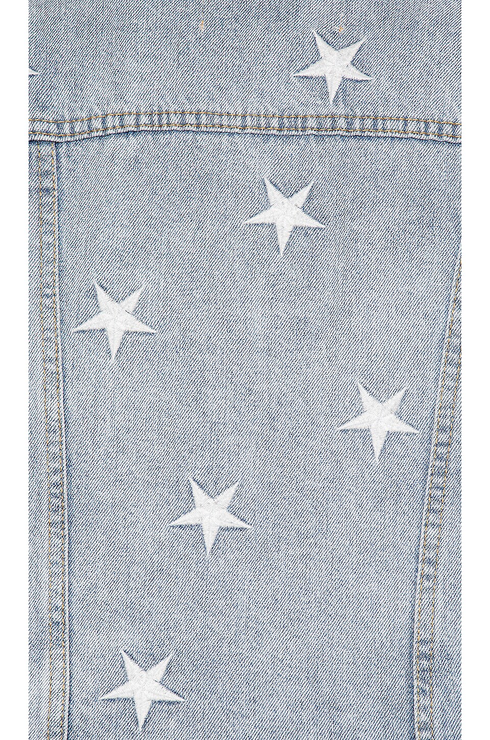 PISTOLA Brando White Star Denim Jacket in White Zodiac | REVOLVE