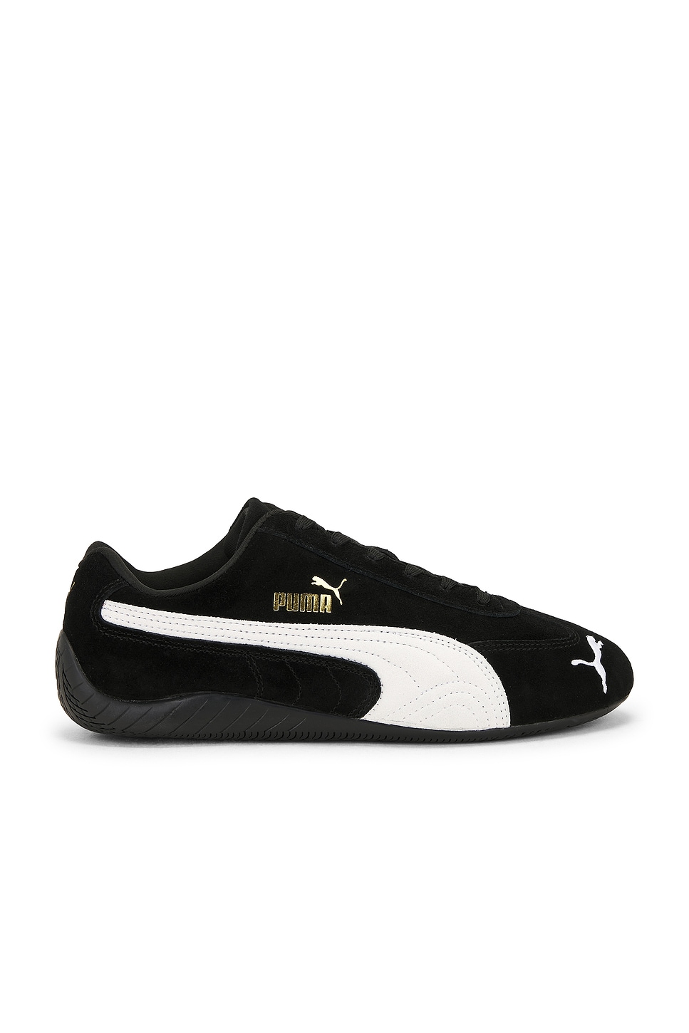 Puma Select Speedcat OG Sneaker in Puma Black & Puma White | REVOLVE