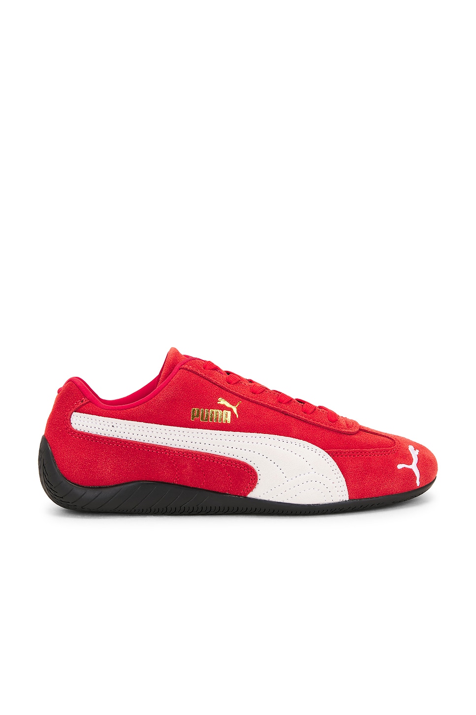 Puma Select Speedcat OG Sneaker in For All Time Red & Puma White | REVOLVE