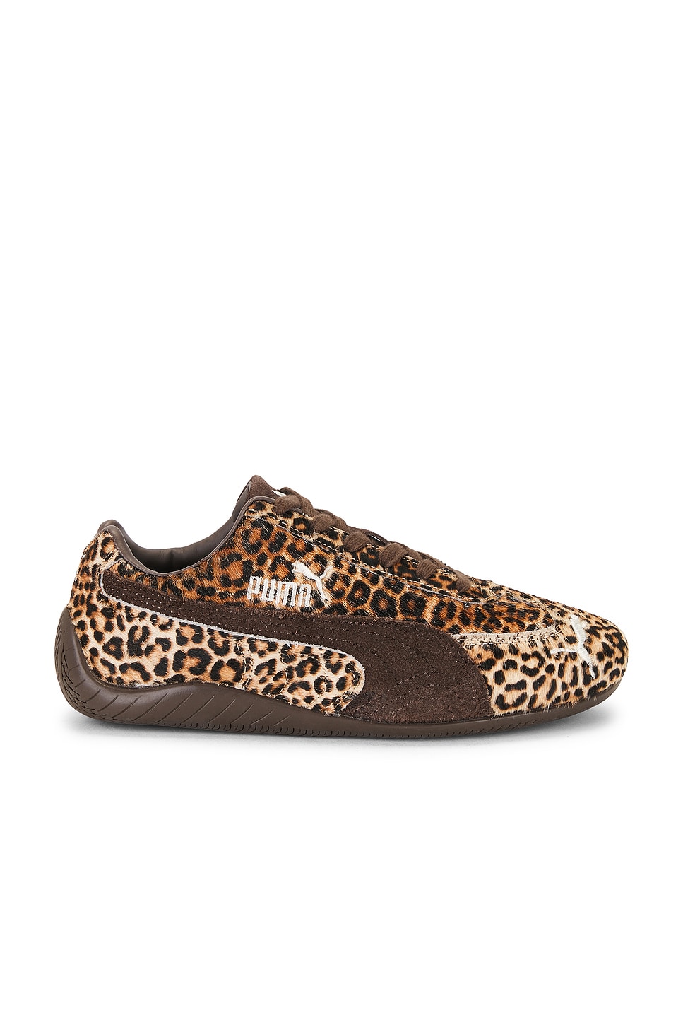 Puma Select Speedcat Wild Sneaker in Chocolate & Warm White | REVOLVE