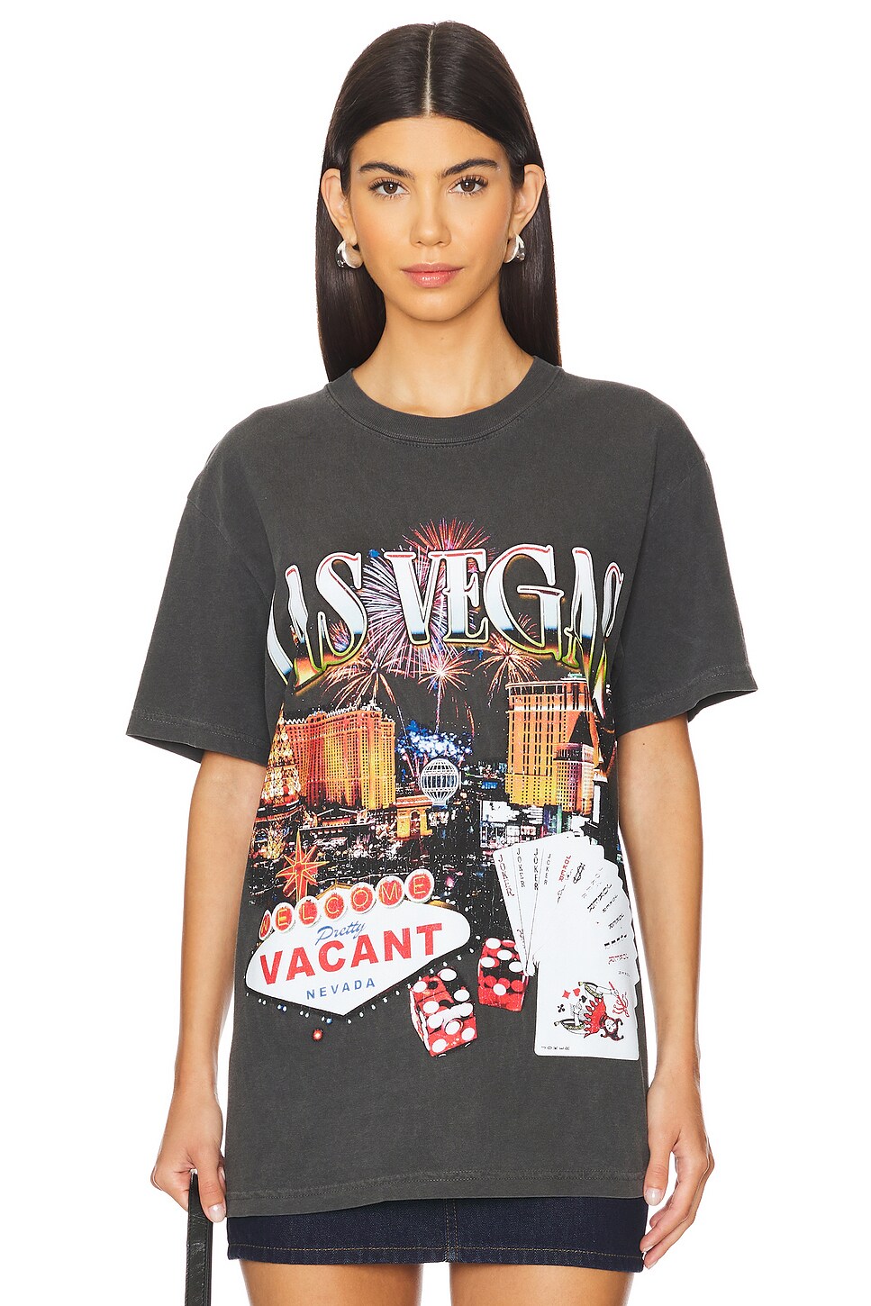 Pretty Vacant Vegas Tee Shirt in Black | REVOLVE