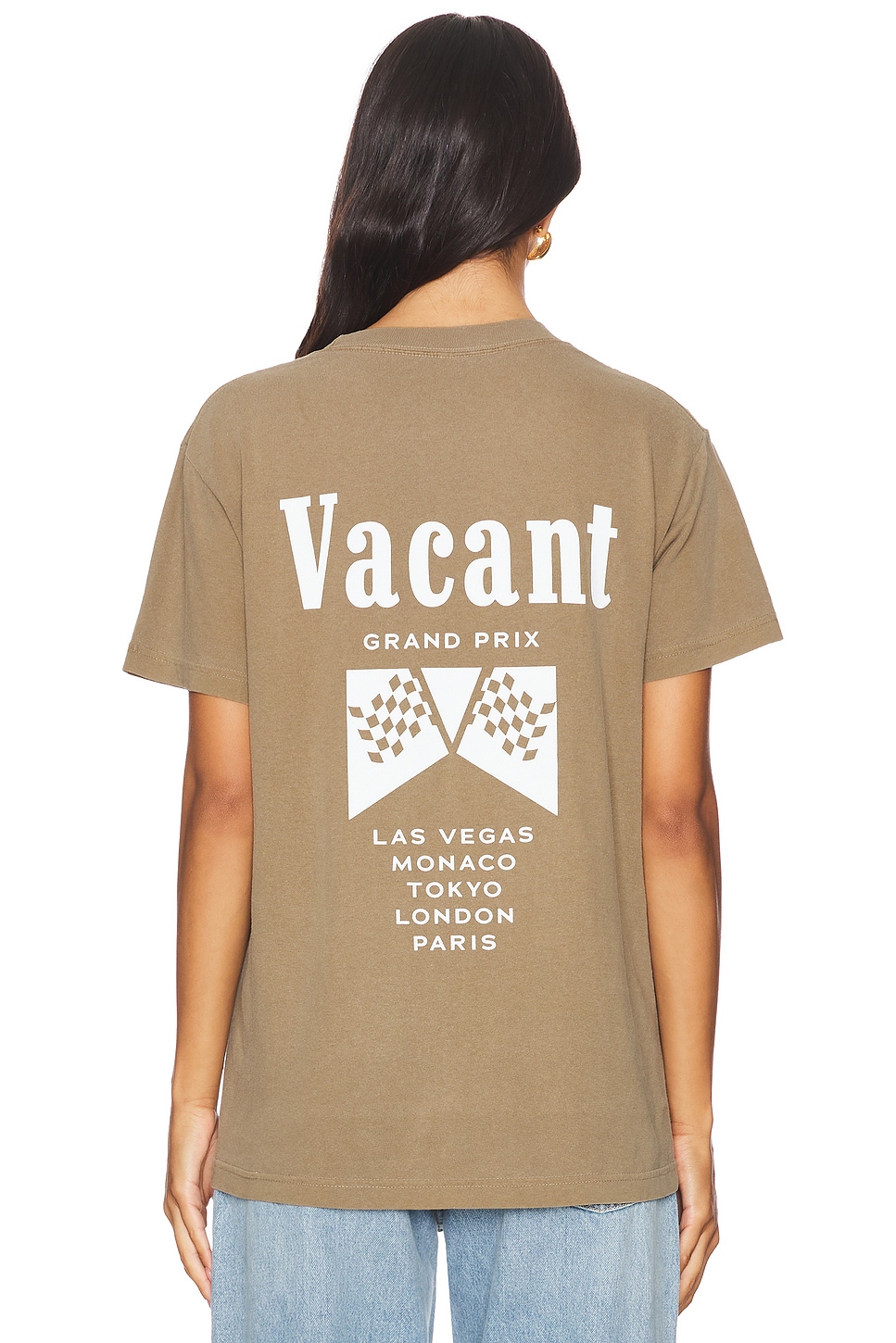 Pretty Vacant Vintage Racing Tee in Brown | REVOLVE
