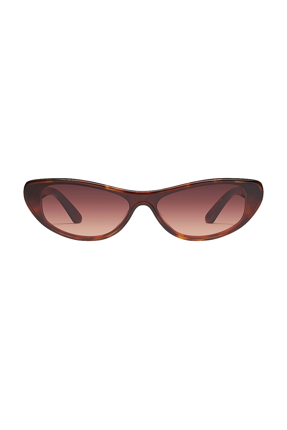 Quay X Guizio Slate Cat Eye Sunglasses in Brown Tort & Dark Brown | REVOLVE