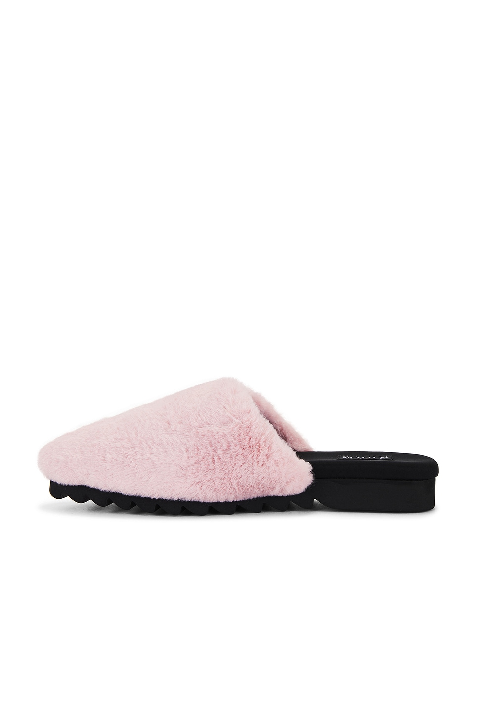 R0AM Cloud Faux Fur Mule in Blush | REVOLVE