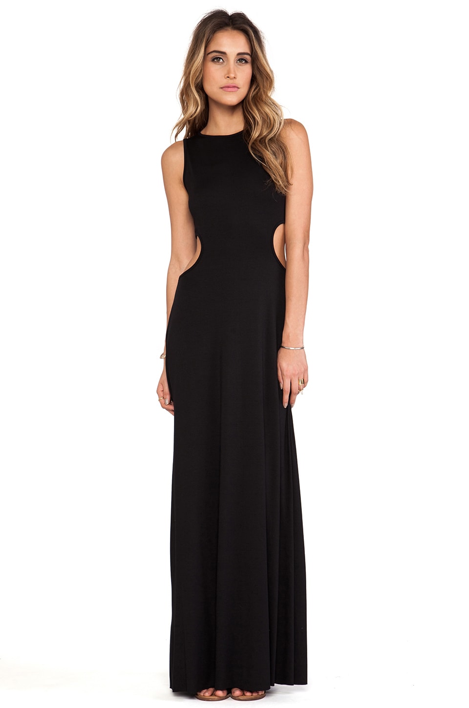 Rachel Pally Brentwood Cut Out Dress in Black | REVOLVE