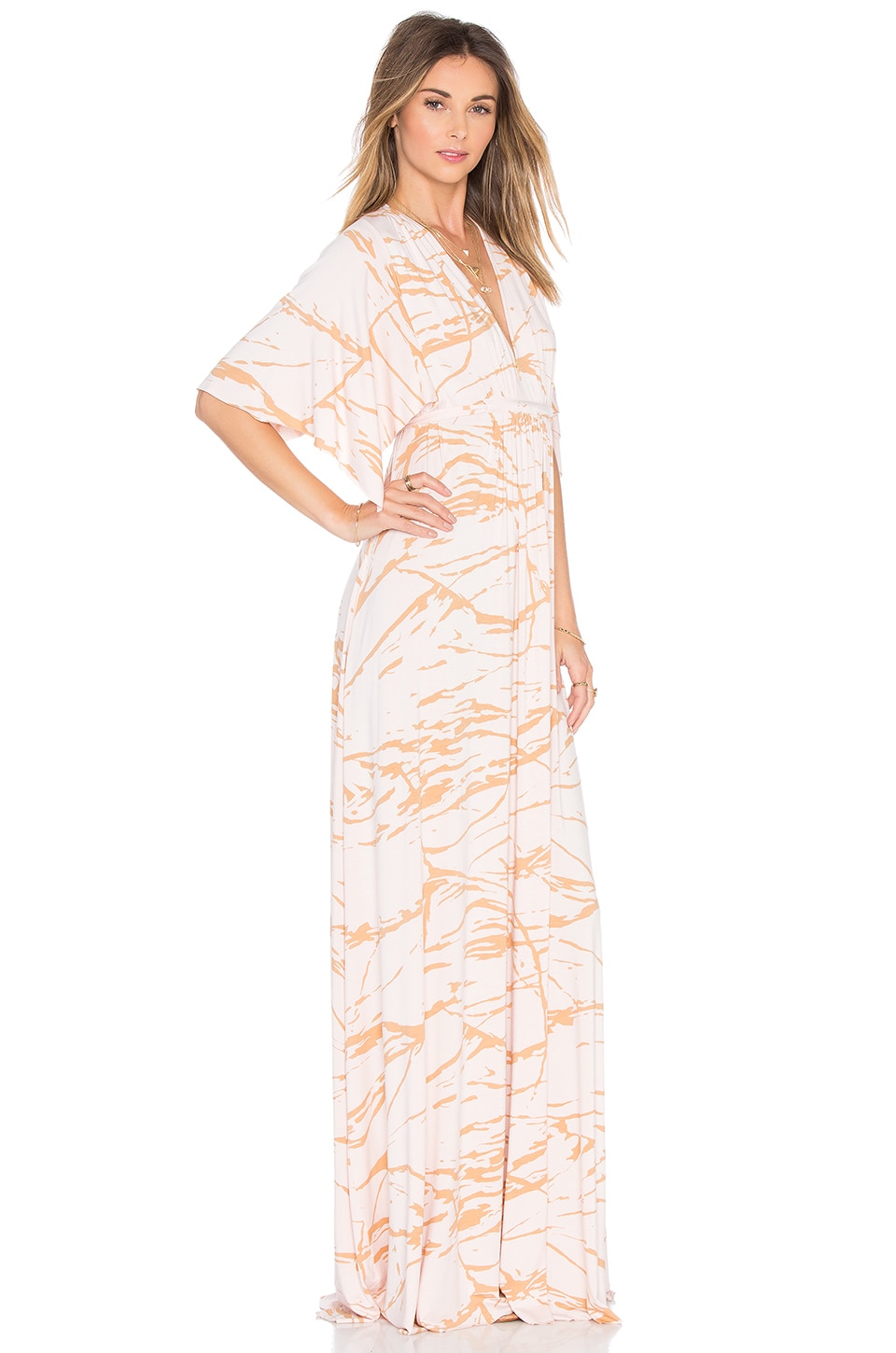 Rachel Pally Long Caftan Dress in Champagne Reverie | REVOLVE