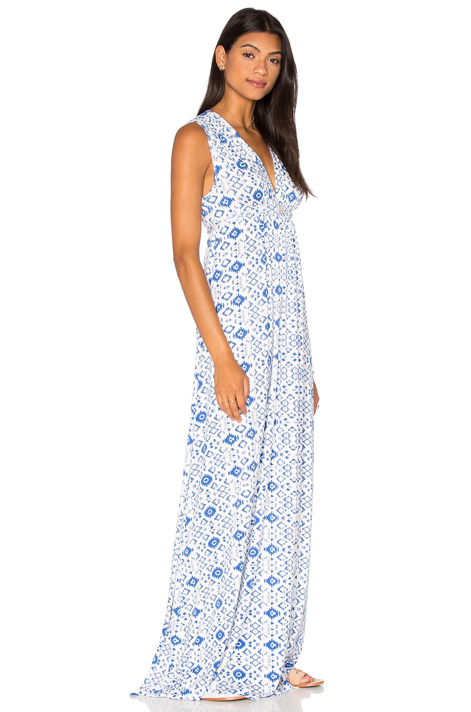 Rachel Pally Long Sleeveless Caftan Dress in Delta Medallion | REVOLVE