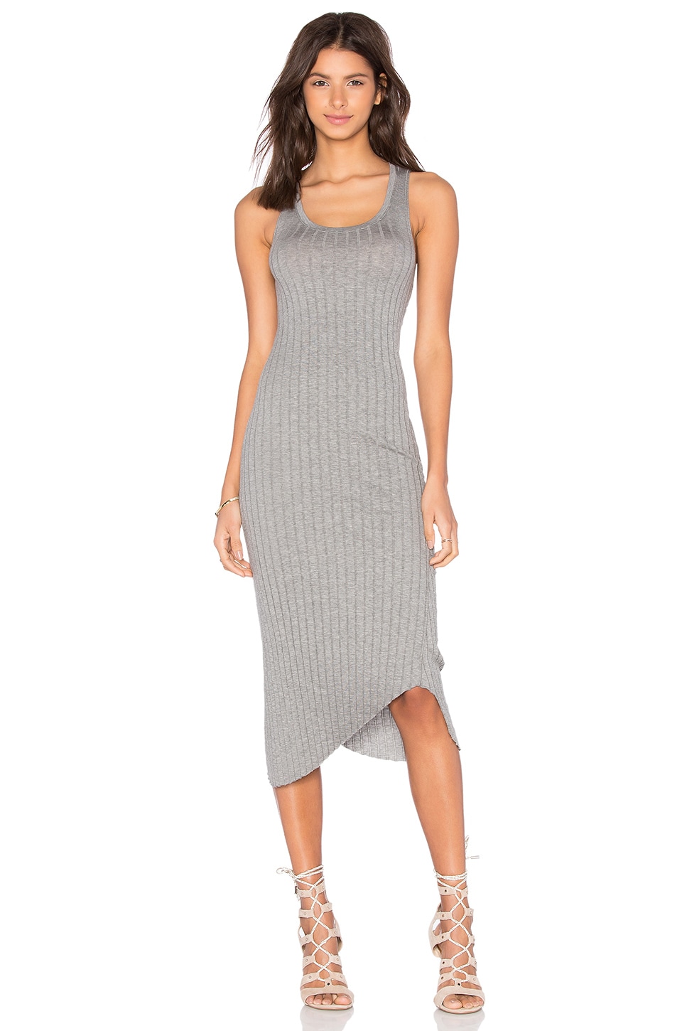 Rag & Bone Tri Rib Dress in Heather Grey | REVOLVE