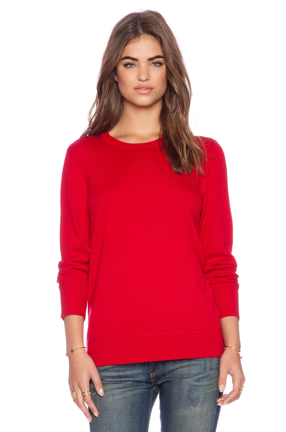 Rag & Bone Natalie Sweater in Red Hot | REVOLVE