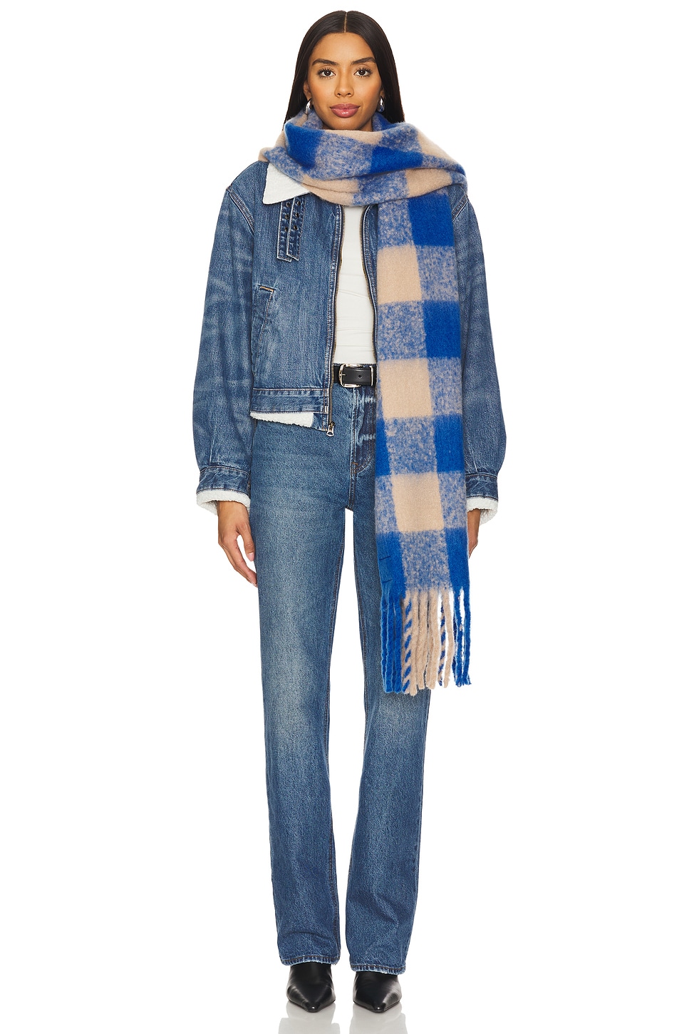 Rails Oslo Scarf in Cobalt Camel | REVOLVE
