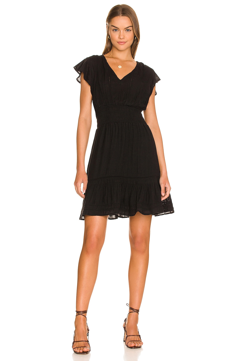 Rails Tara Mini Dress in Black Lace Detail | REVOLVE