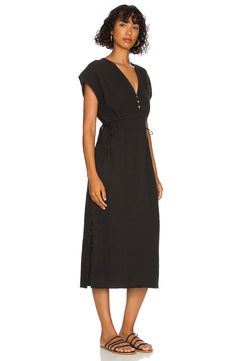 Rails Francesca Midi Dress in Black | REVOLVE