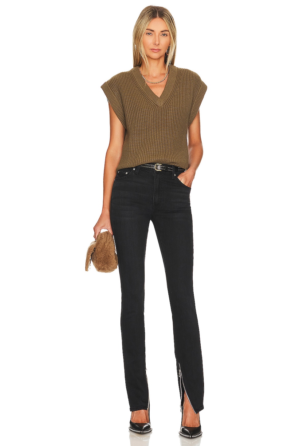 Rails Chandler Sweater Vest in Olive | REVOLVE