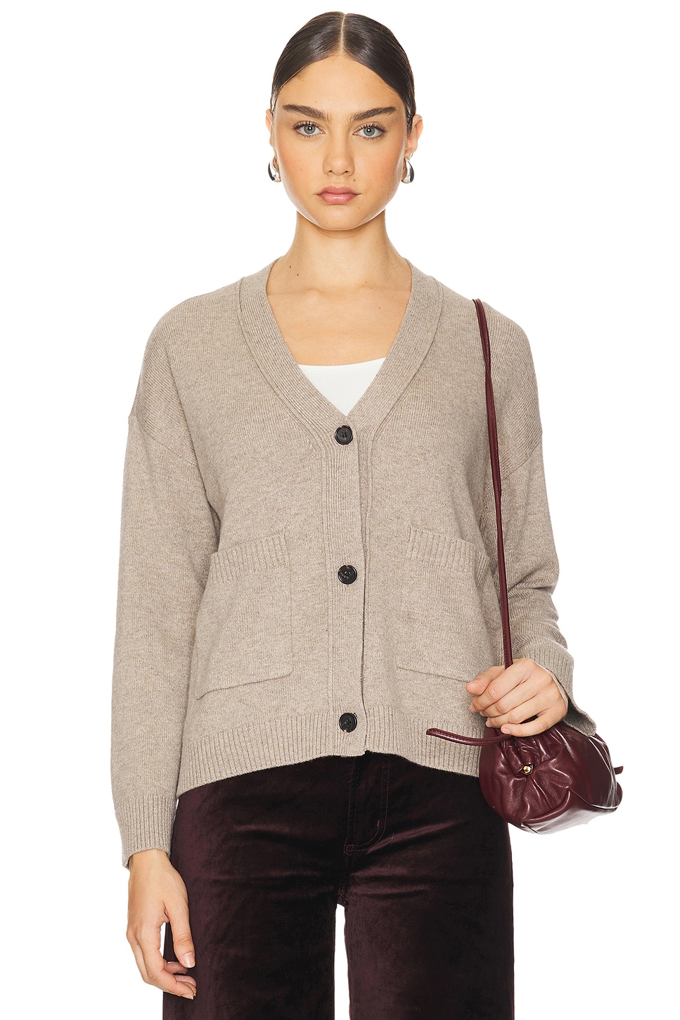 Rails Lindi Cardigan in Mink | REVOLVE