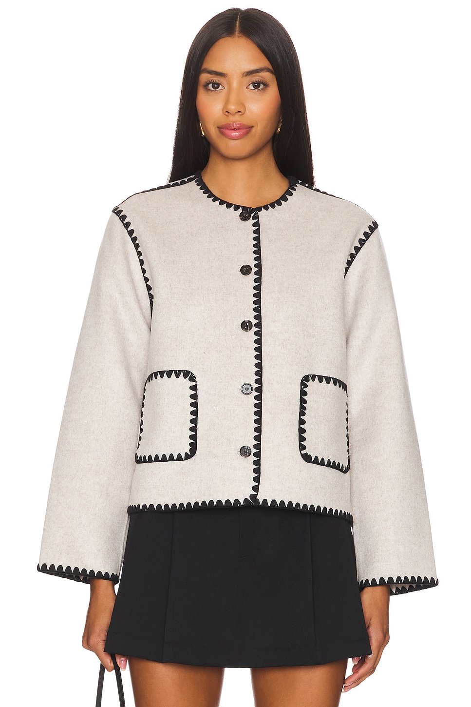 Rails Melanie Jacket in Oatmeal | REVOLVE