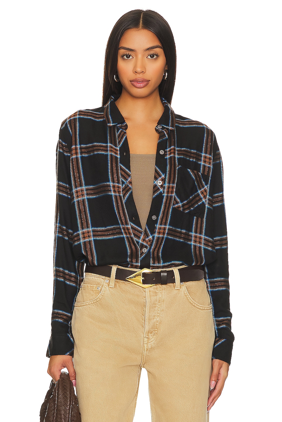 Rails Hunter Top in Cobalt Chestnut | REVOLVE