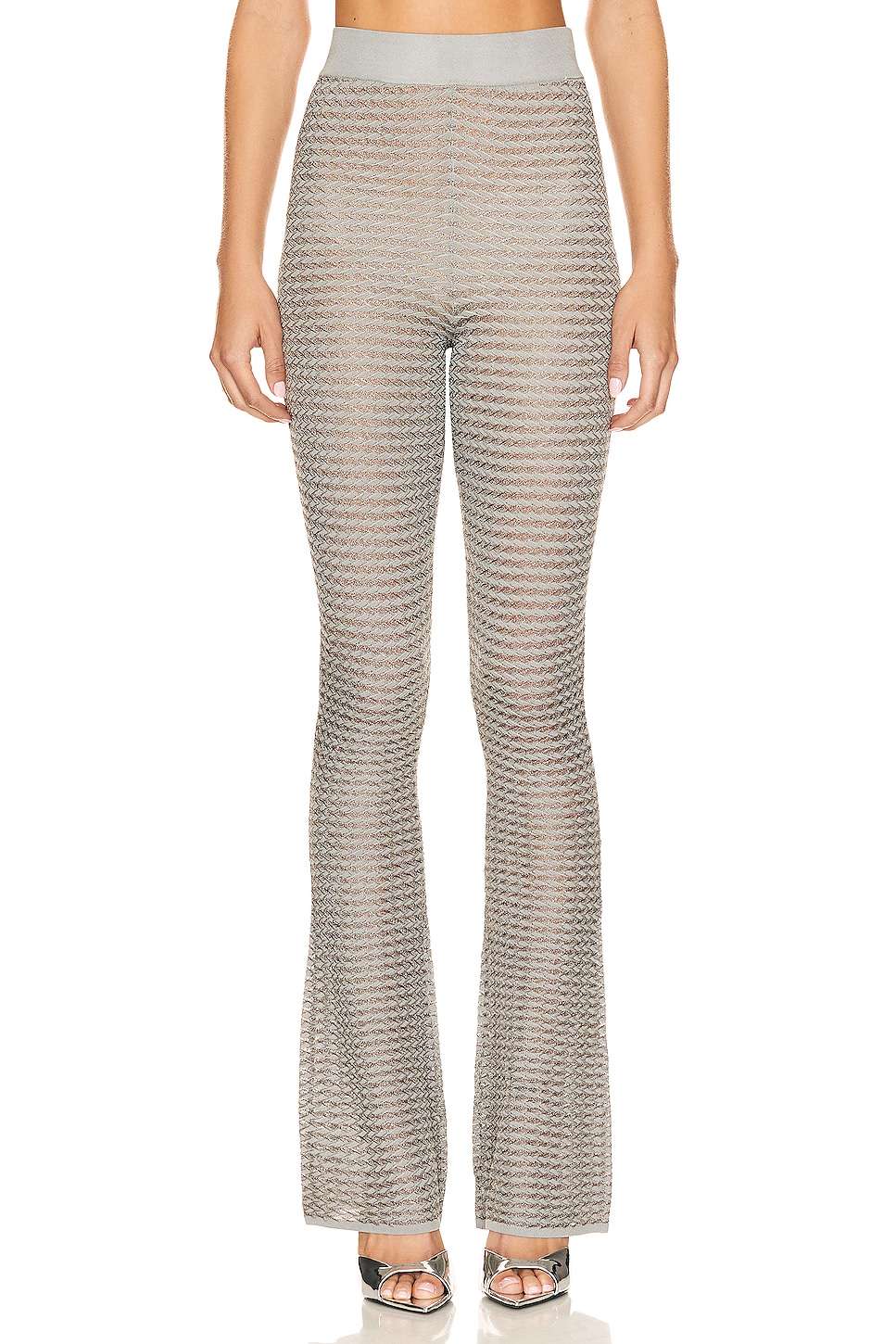 REMAIN Slim Knit Pants in Griffin Grey Combo | REVOLVE