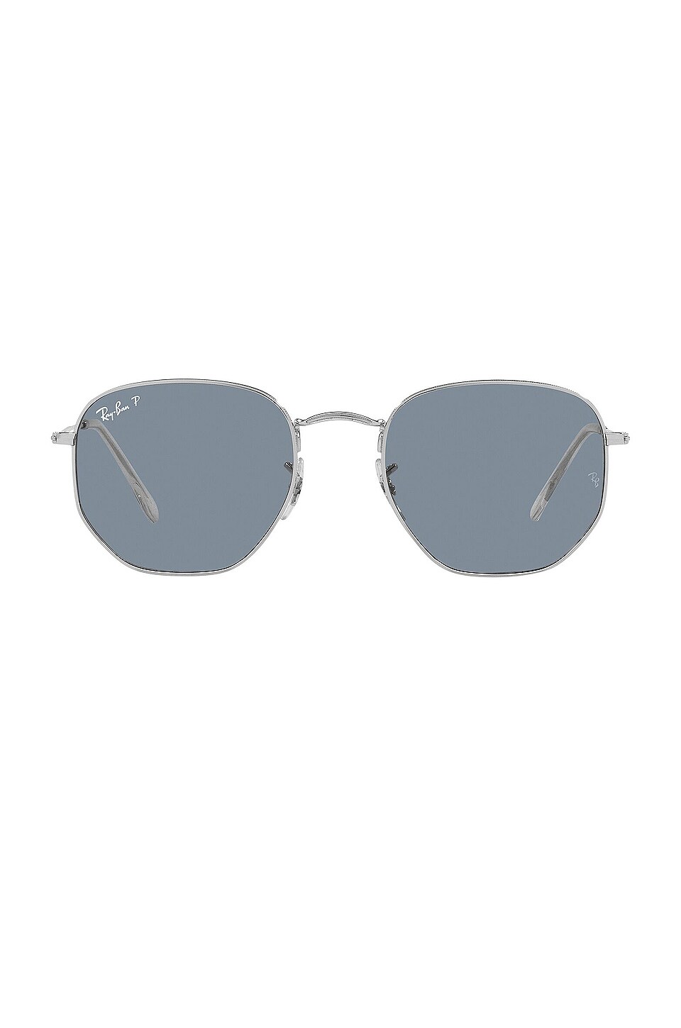 Ray-Ban Hexagonal in Silver | REVOLVE