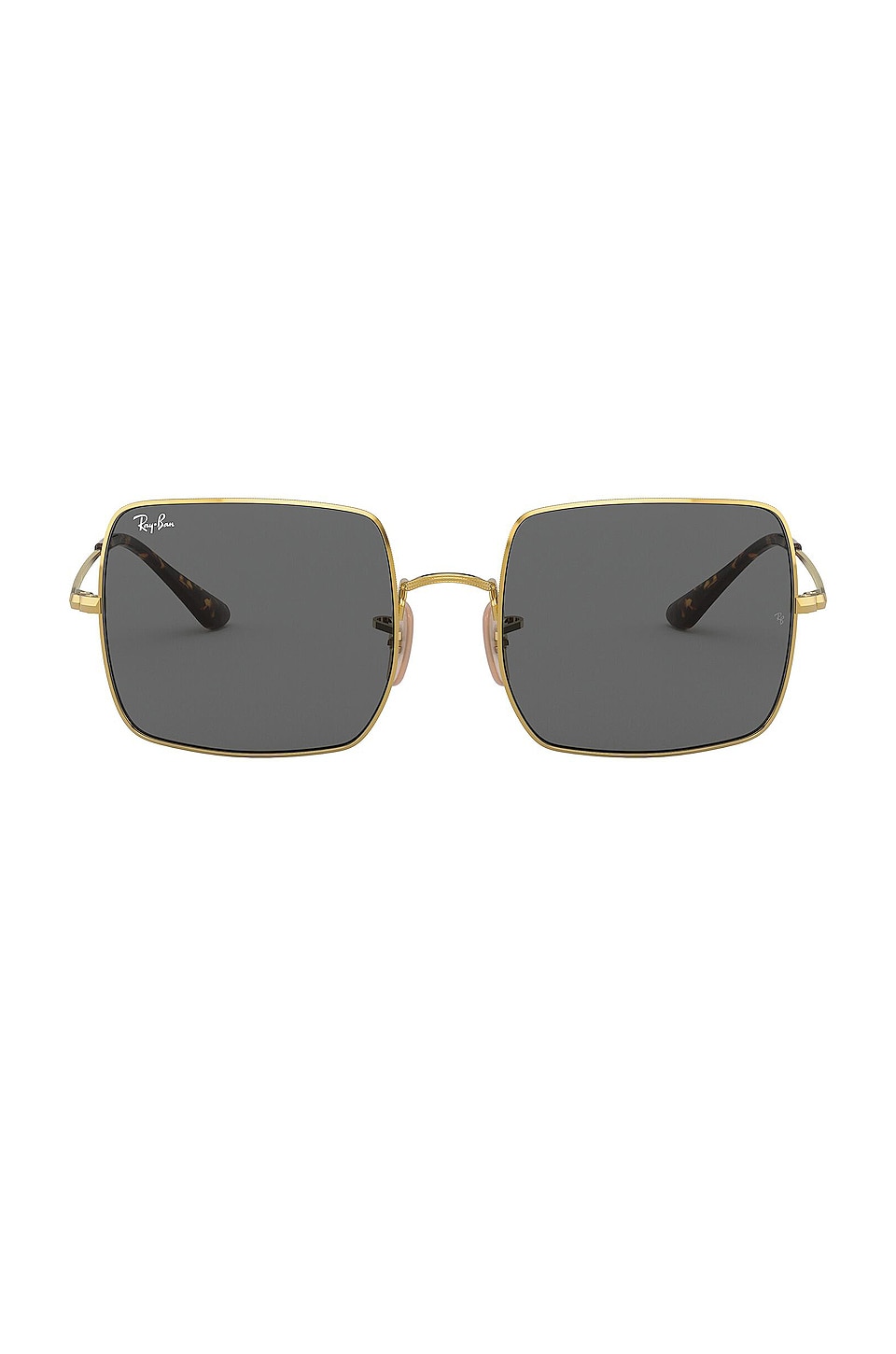 Ray-Ban Square Evolve in Gold & Dark Grey | REVOLVE