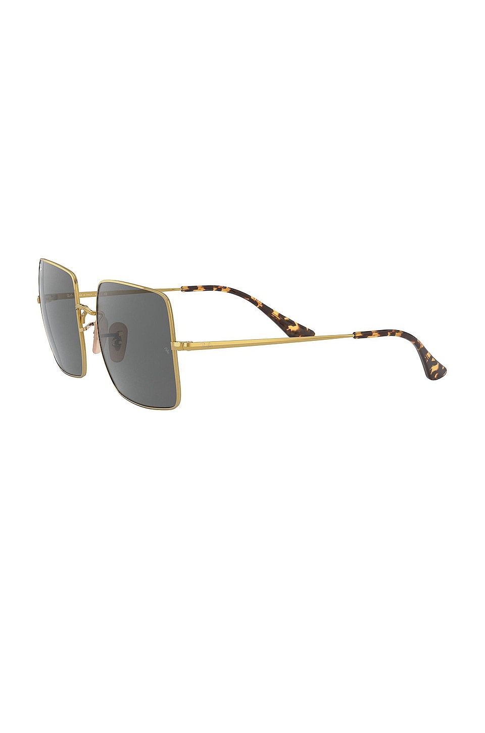 Ray-Ban Square Evolve in Gold & Dark Grey | REVOLVE