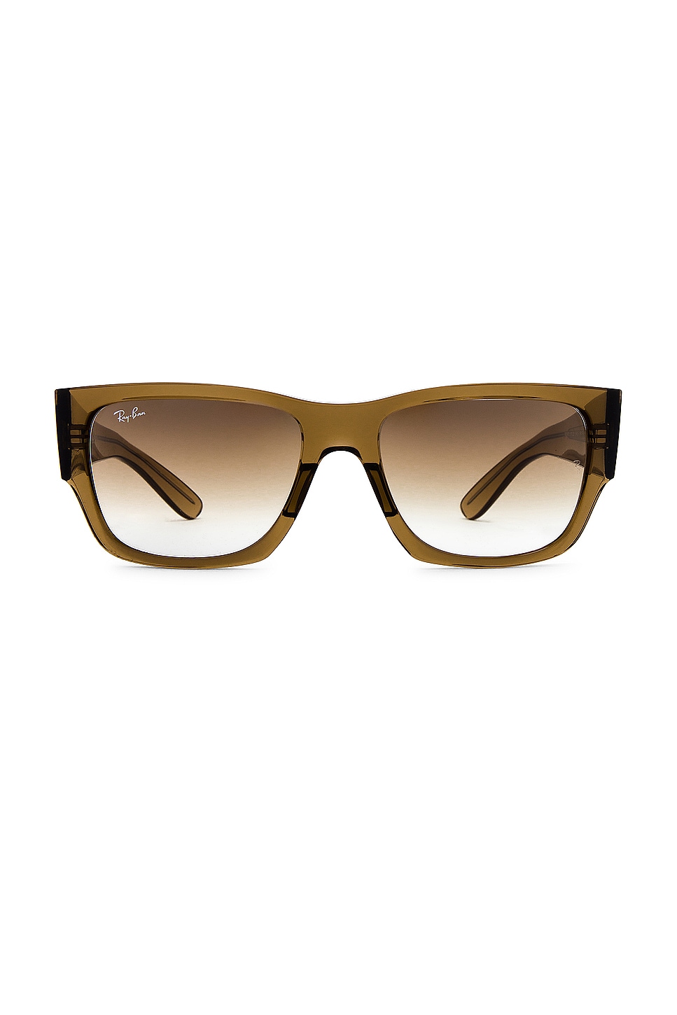 Ray-Ban Carlos Sunglasses in Transparent Brown | REVOLVE