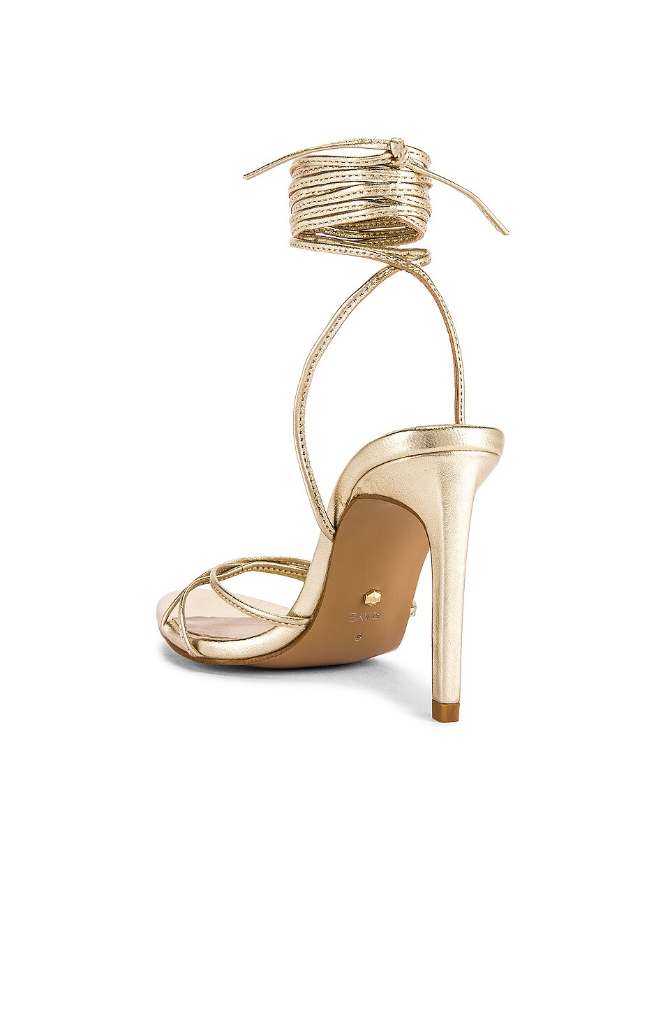 RAYE Trinket Heel in Pale Gold | REVOLVE