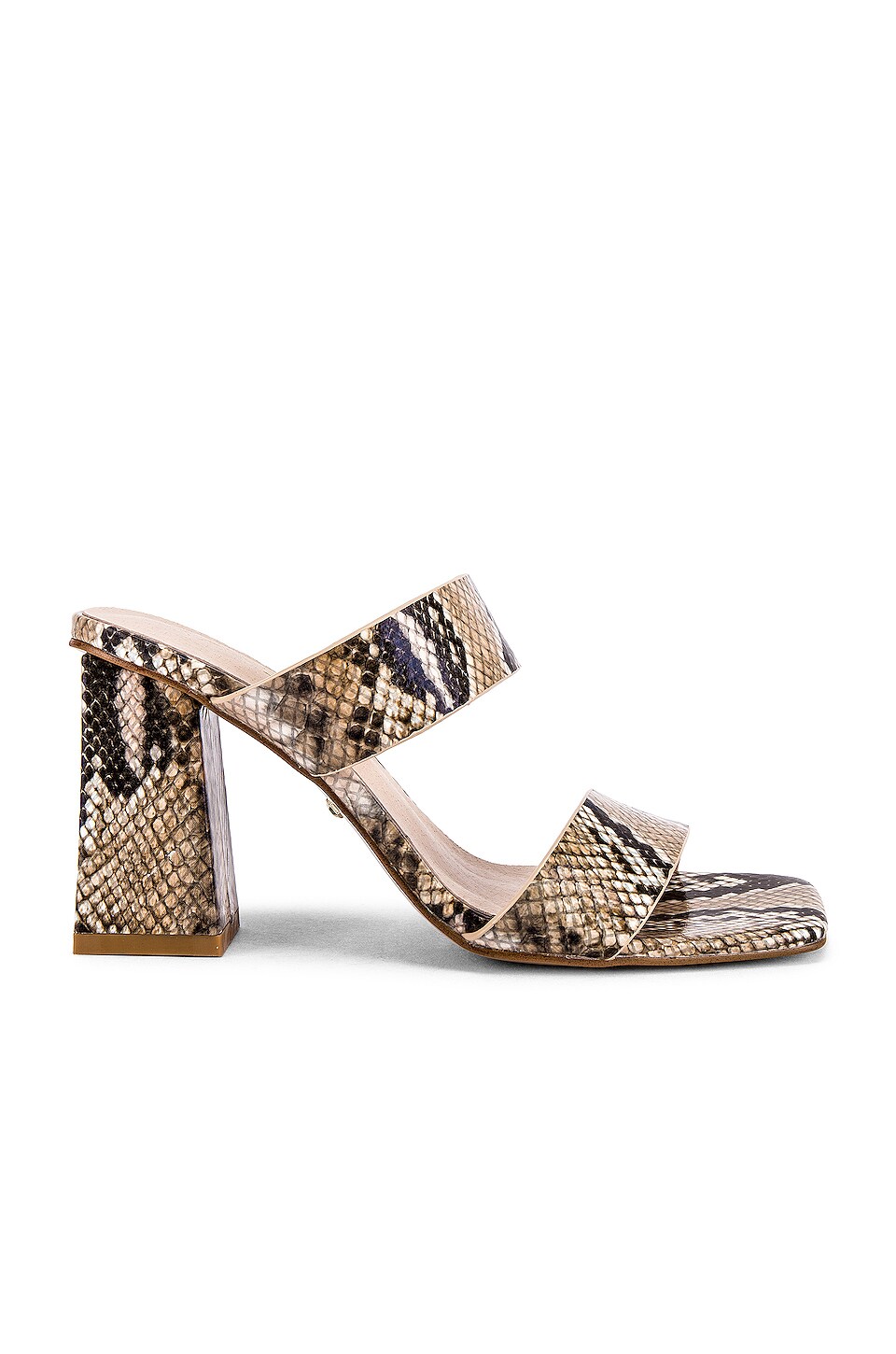 RAYE Pixie Heel in Natural Snake | REVOLVE