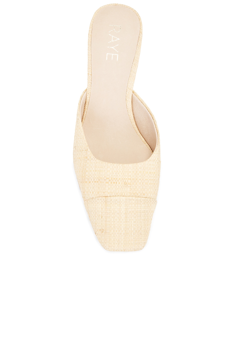 RAYE Sofia Kitten Heel in Natural | REVOLVE