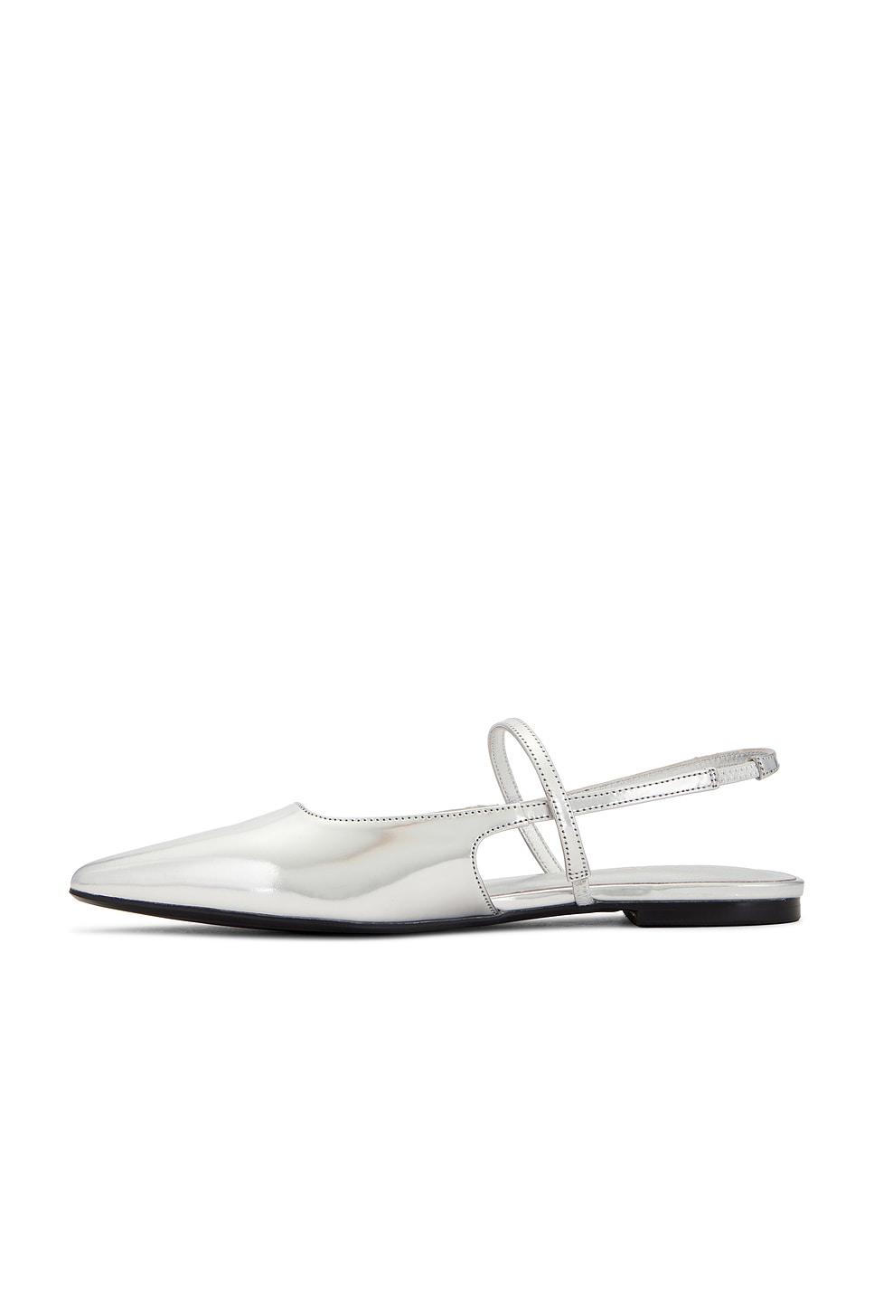 RAYE Eva Flat in Silver | REVOLVE