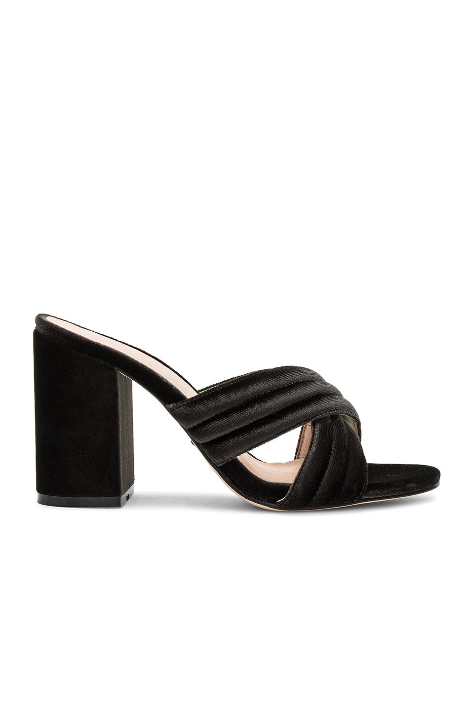 RAYE Bella Mule in Charcoal Velvet | REVOLVE