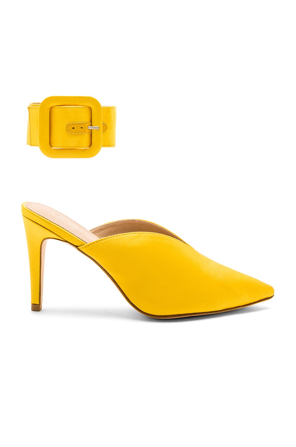 RAYE Buckley Mule in Yellow | REVOLVE
