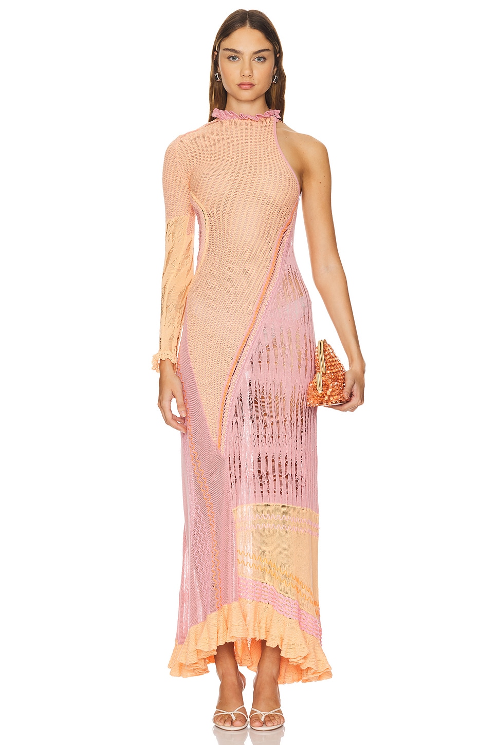 Roberta Einer Bianca Dress in Peach | REVOLVE