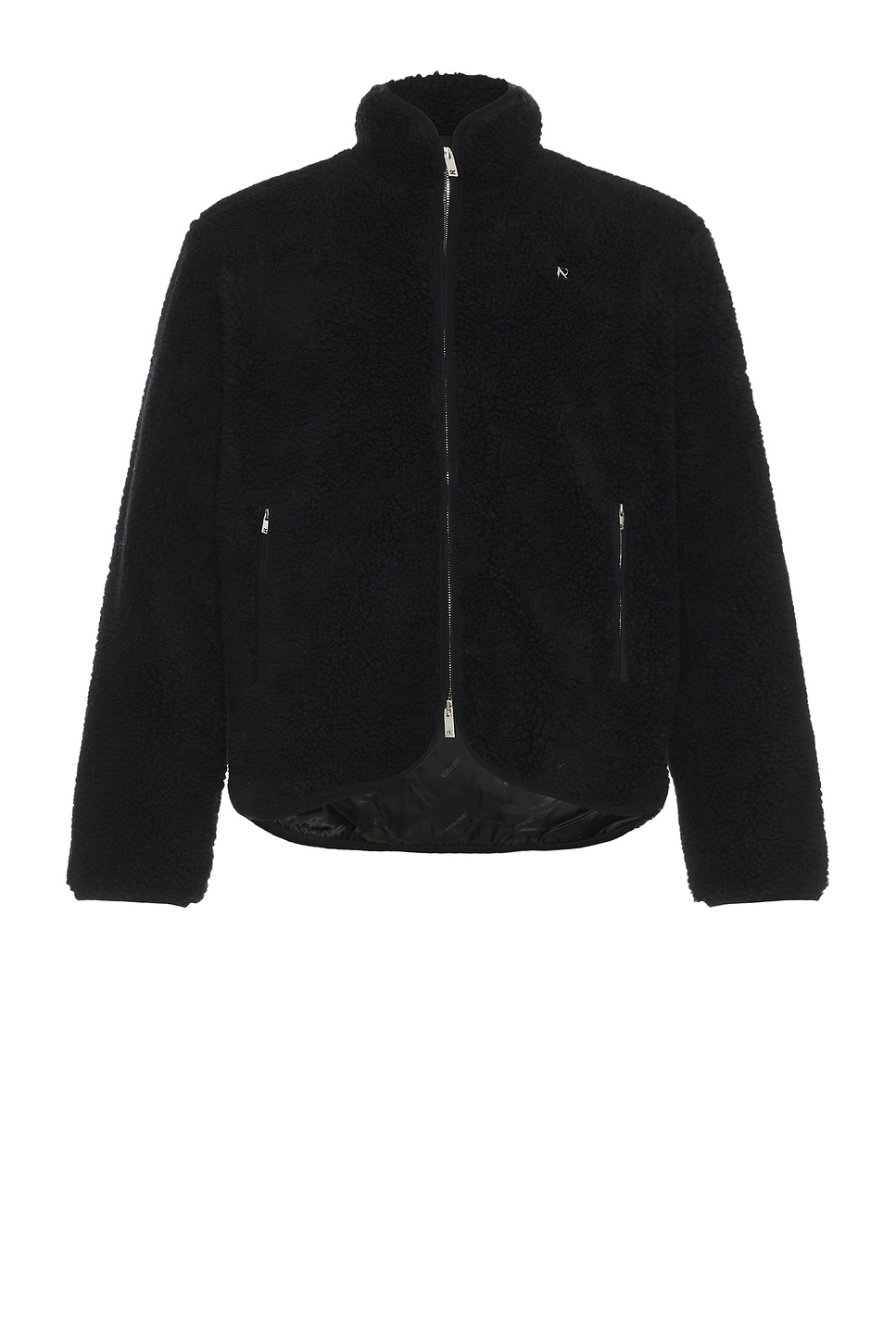 REPRESENT Fleece Zip Through in Jet Black | REVOLVE