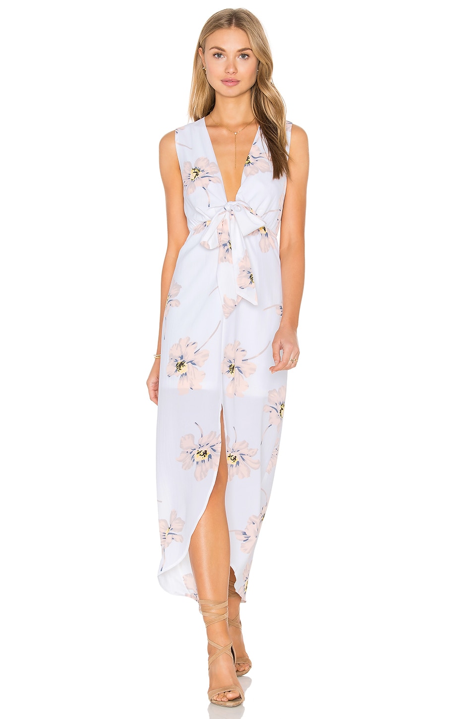REVERSE Lena Dress in White Pink Floral | REVOLVE