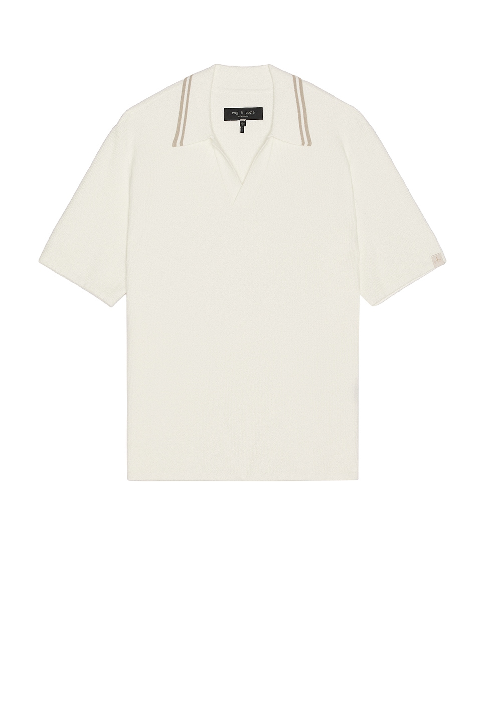 Rag & Bone Rib Johnny Polo in Ivory | REVOLVE